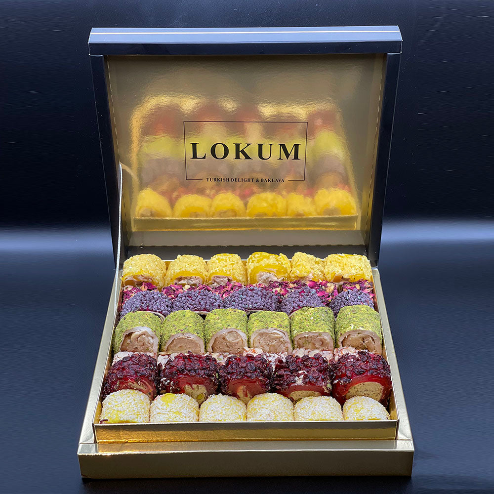 Turkish Delight Rolls Deluxe Gift Box (III) (E) – LOKUM